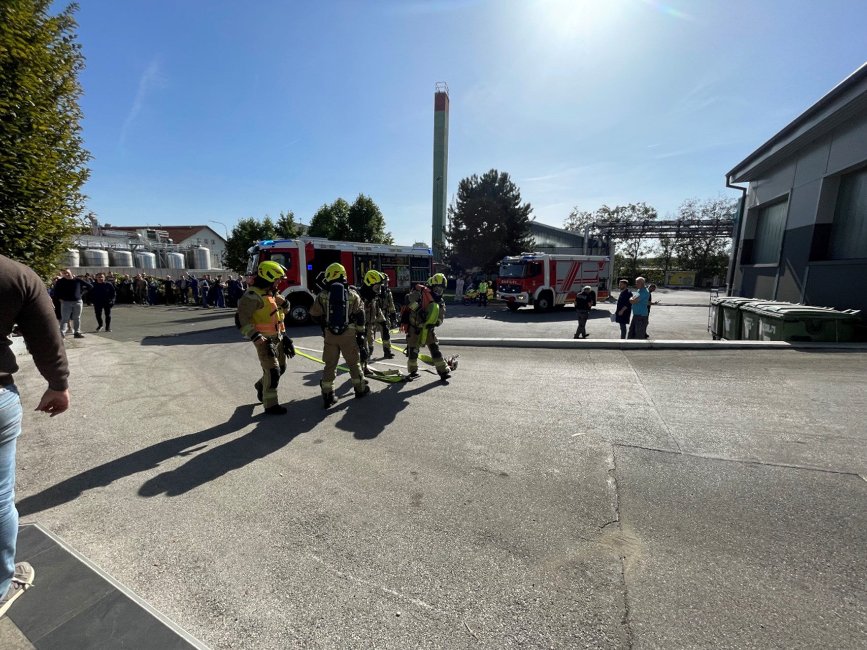 Gasilska vaja v podjetju Primat